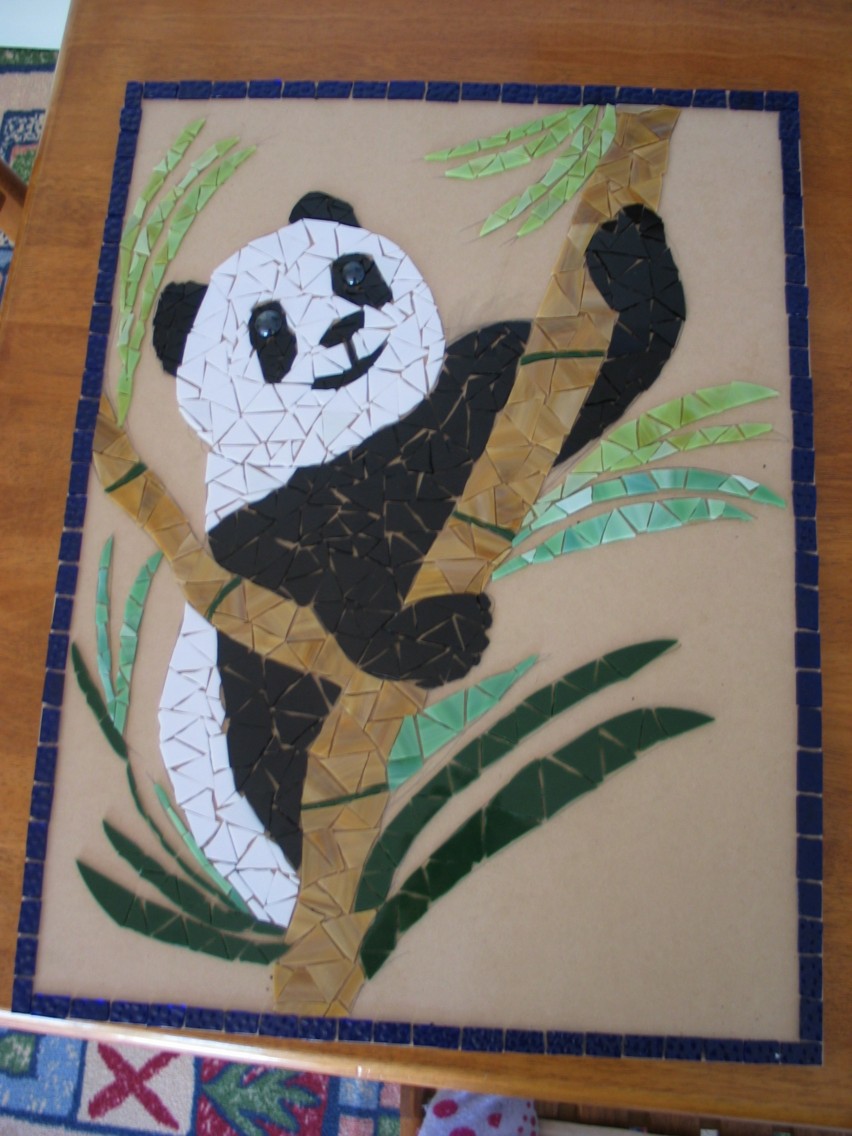 Kylie Hayes Mosaics: Commission piece - Panda